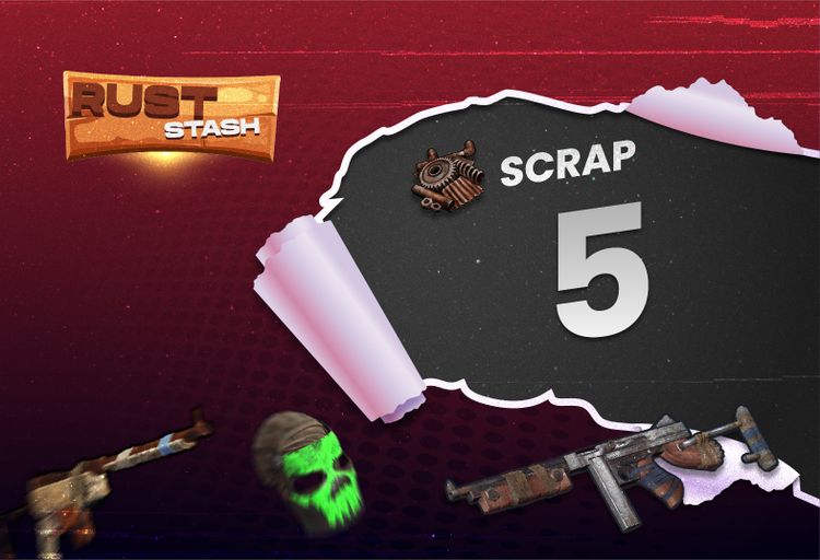 Ruststash $5 Scrap Gift Card | Buy cheap on Kinguin.net