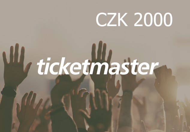 Ticketmaster 2000 CZK Gift Card CZ | Buy cheap on Kinguin.net
