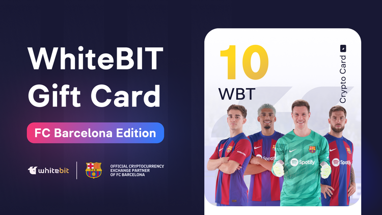 WhiteBIT - FC Barcelona Edition - 10 WBT Voucher | Buy cheap on Kinguin.net