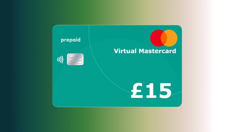 Prepaid Virtual Mastercard £15 | Buy cheap on Kinguin.net
