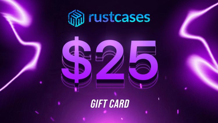 RUSTCASES.com $25 Gift Card | Buy cheap on Kinguin.net