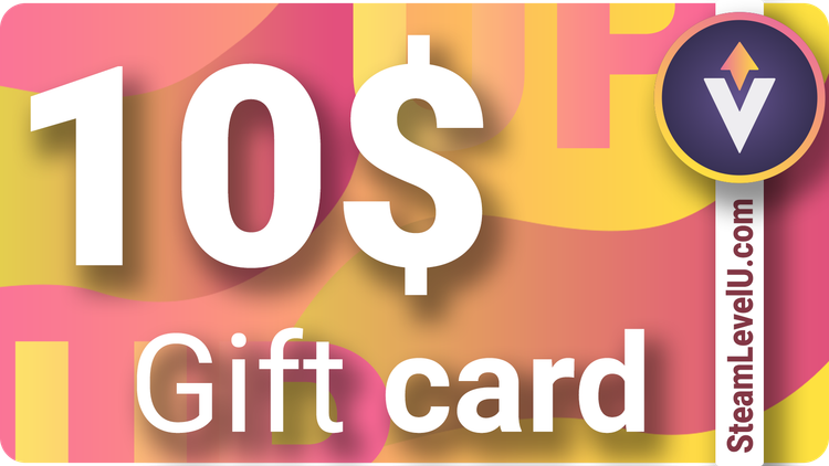 SteamLevelU 10 USD Gift Card | Buy cheap on Kinguin.net
